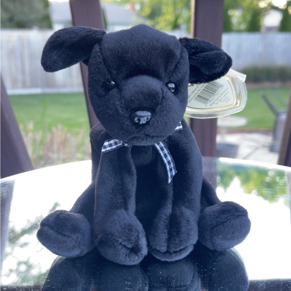 Ty | Toys | Tag Error 98 Ty Luke Black Lab Beanie Baby | Poshmark